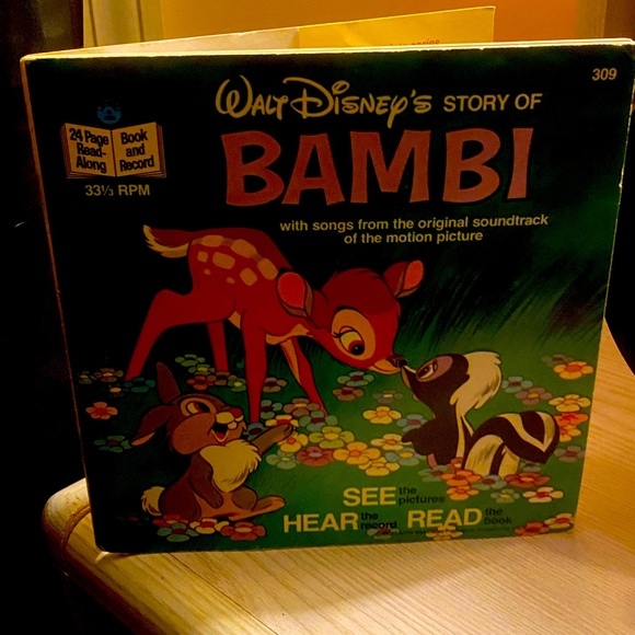 Media | Walt Disneys The Story Of Bambi See Hear Read Book Record ...